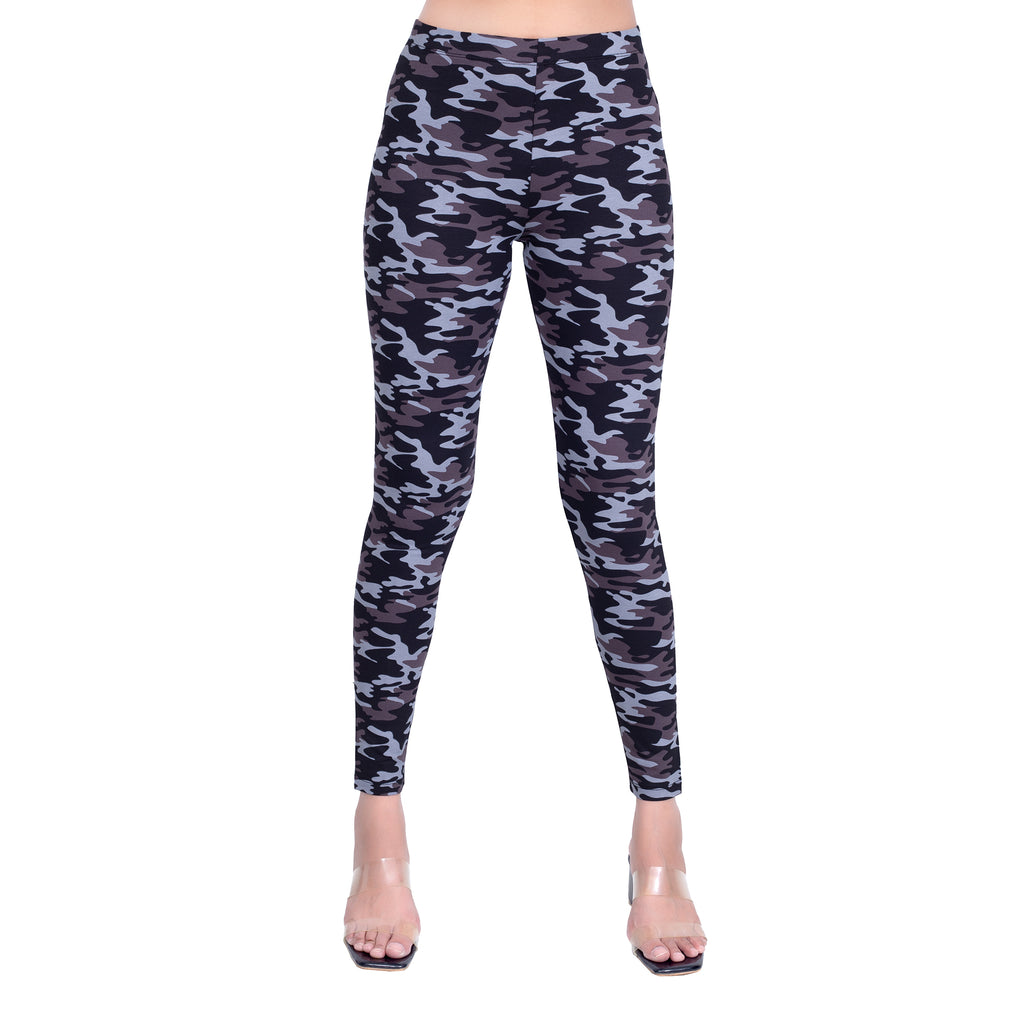 Women Elephant Printed Stretchable Legging – One Sky